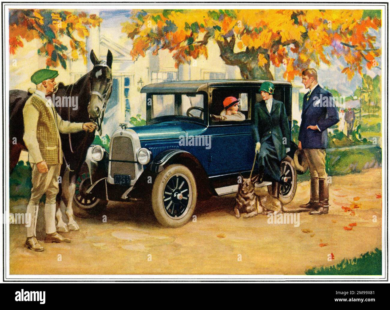 1920s car advert hi-res stock photography and images - Alamy