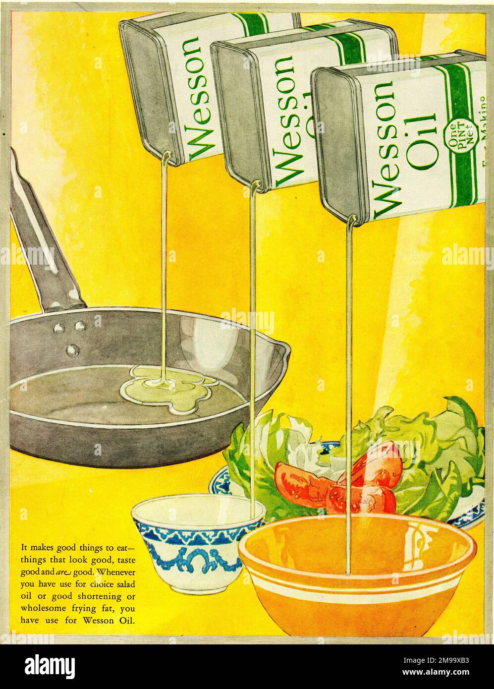 Wesson cooking oil advertising hi-res stock photography and images - Alamy