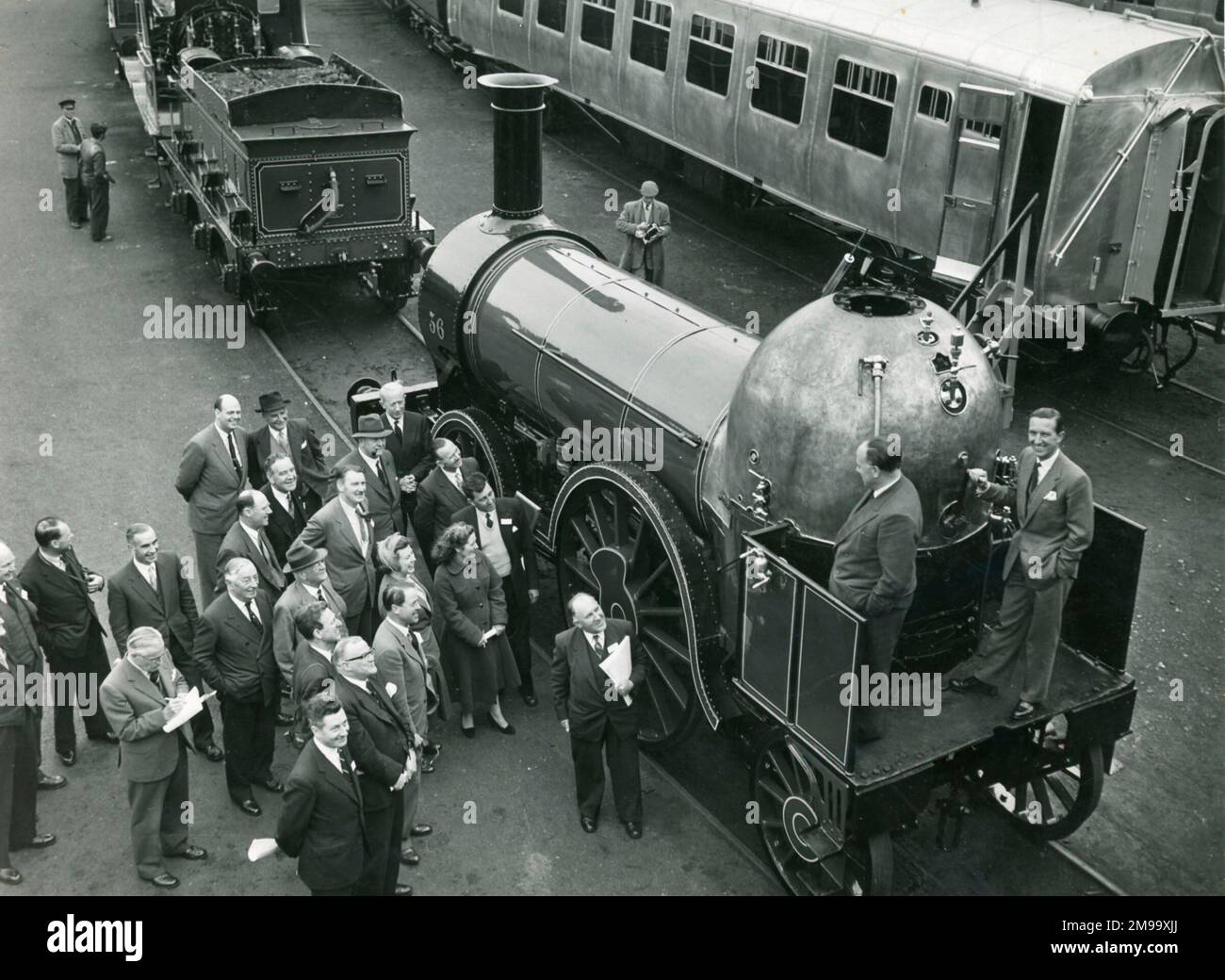 Photograph of Grand Old Lady locomotive no 36 at Inchicore Railway ...