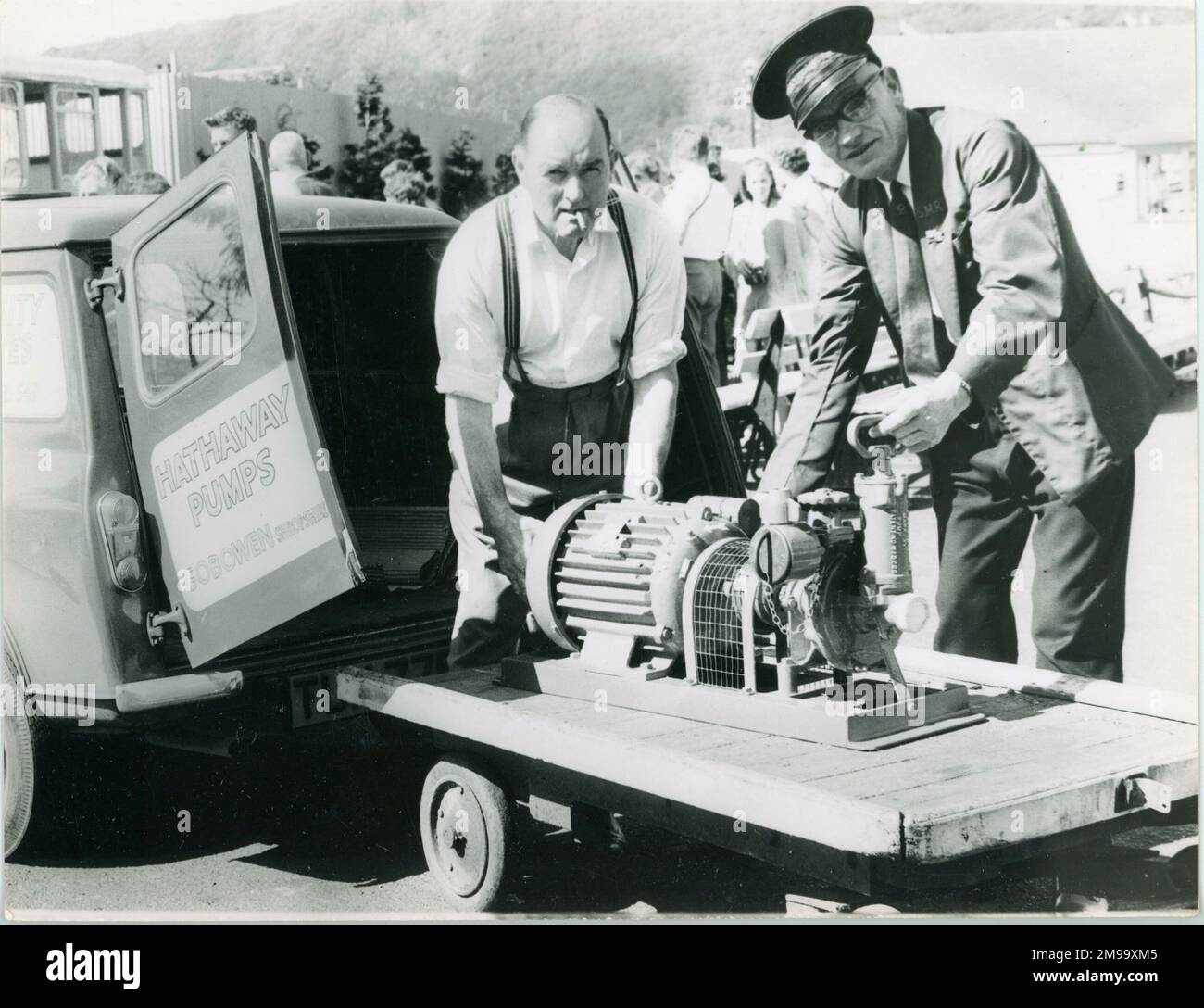 'Engine test of machinery by Lawrence Hathaway, Member of IMechE, at ...