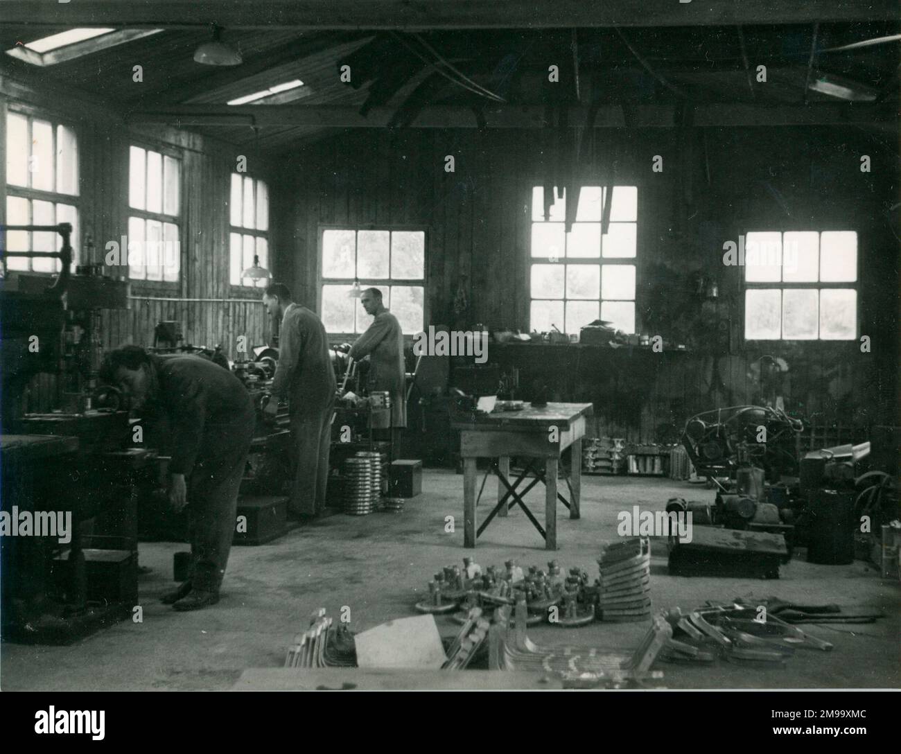 Workshop for engine test of machinery by Lawrence Hathaway, Member of ...