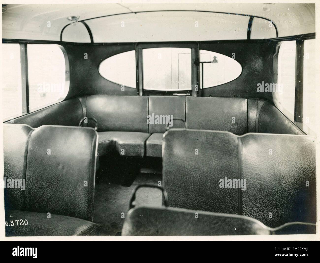 Statnor bus Hall Lewis interior Stock Photo - Alamy