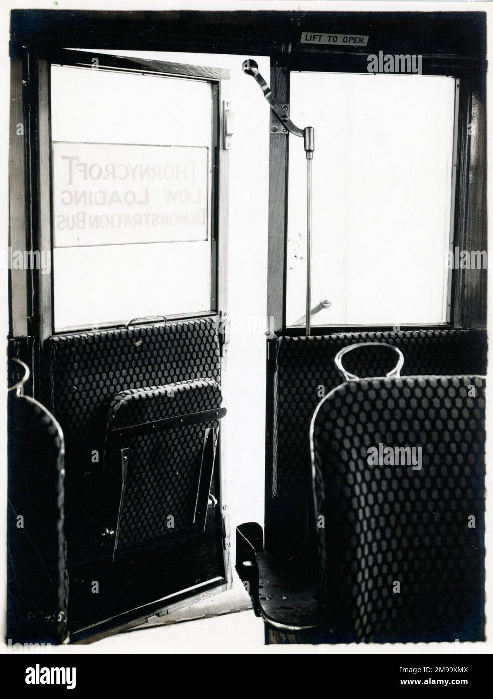 Bus door gear on low loading demonstration bus, 'Elysian' Northern ...