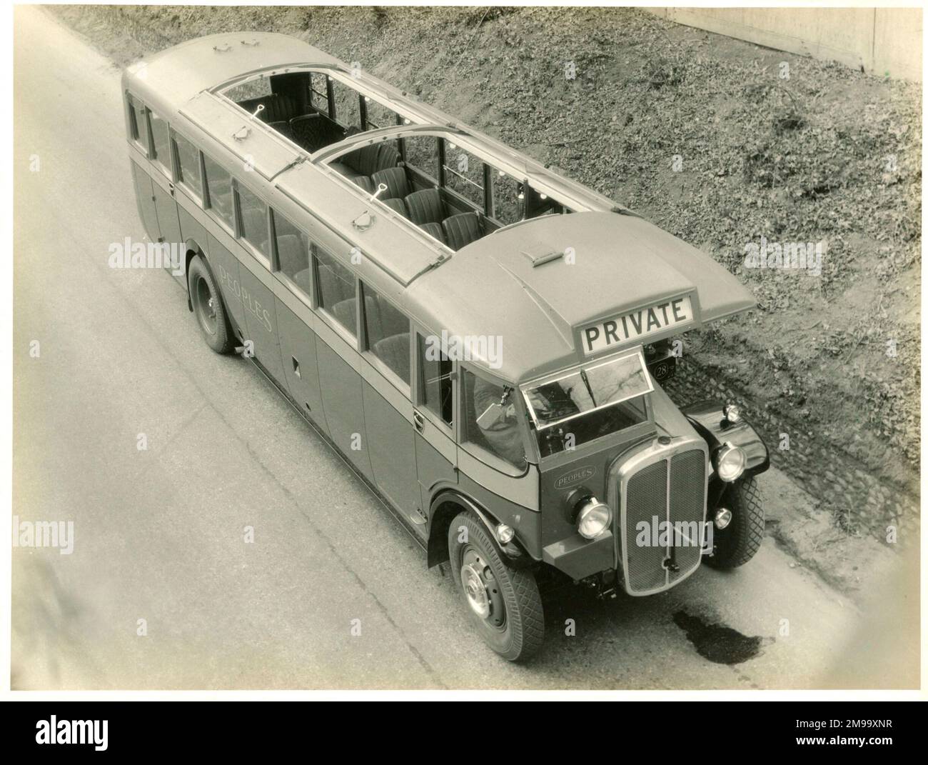 Peoples private coach, 26 seater Thornycroft coach; fitted with ...