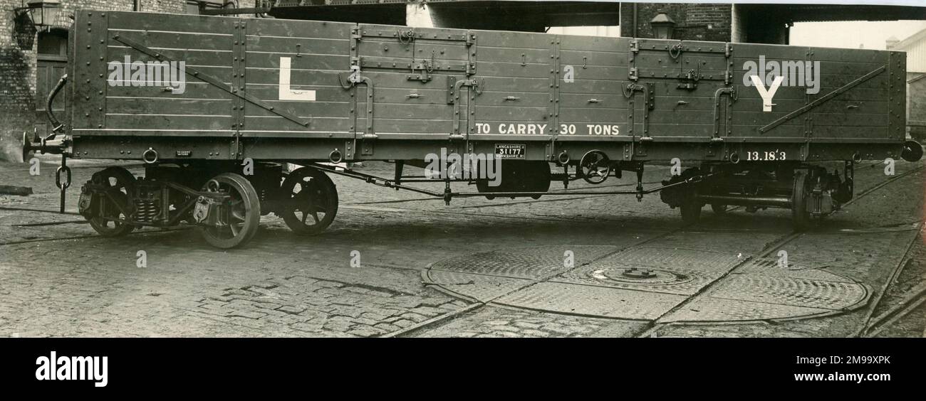 Photograph of 30 ton freight carriage, 31177 Stock Photo - Alamy