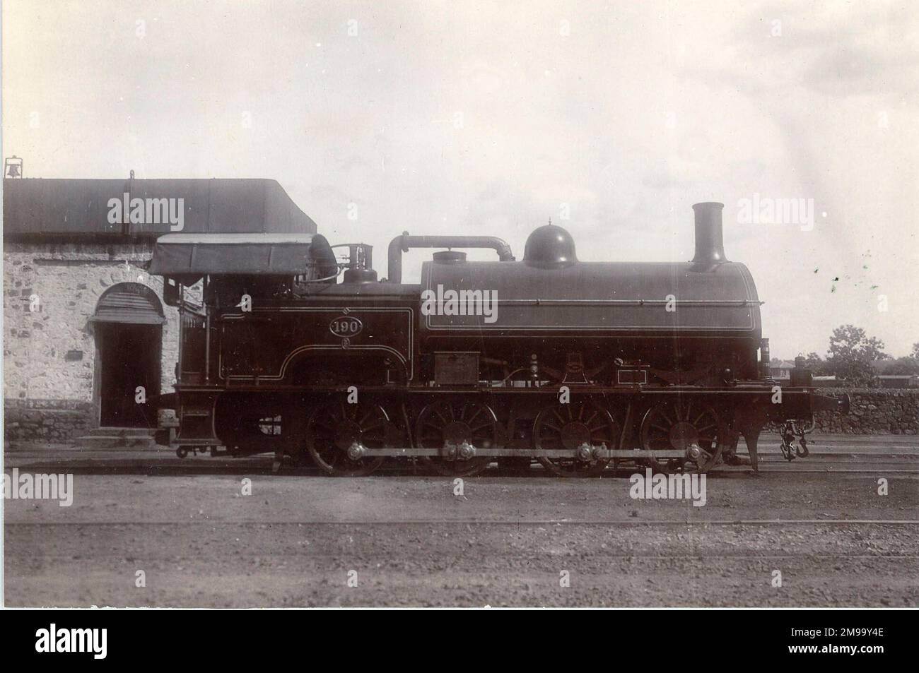 Locomotive no 190, 0-8-0 tank engine Stock Photo - Alamy