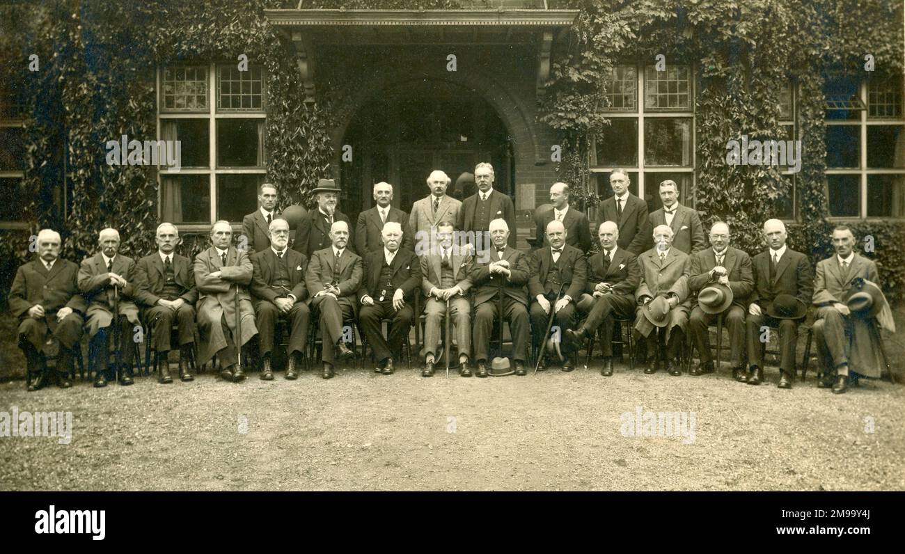 Sir Richard W Allen and members of IMechE Council, taken at WH Allen ...