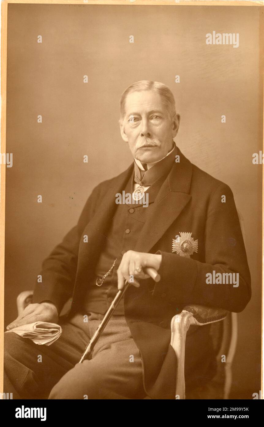 Portrait of Sir Douglas Strutt Galton Stock Photo - Alamy