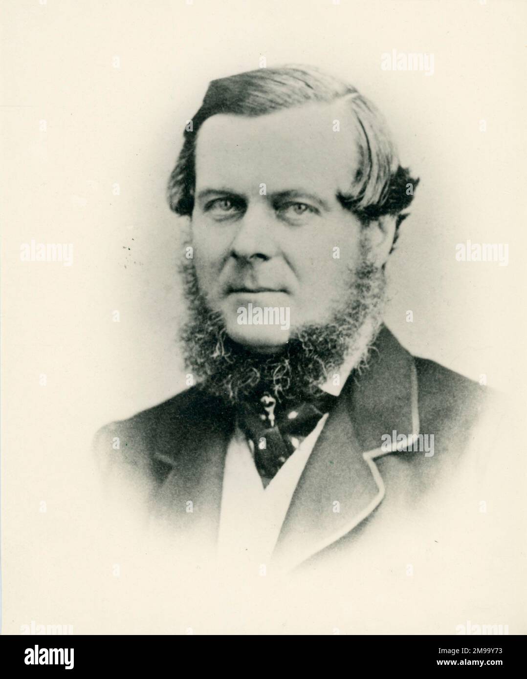 Portrait of Charles Patrick Stewart, Vice President IMechE IMechE, 1875 ...