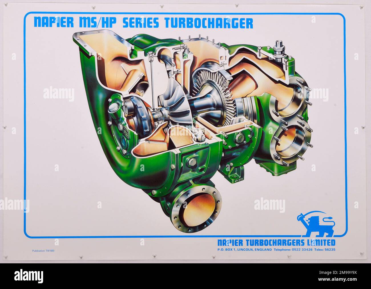 Napier MS/HP series turbocharger Stock Photo - Alamy