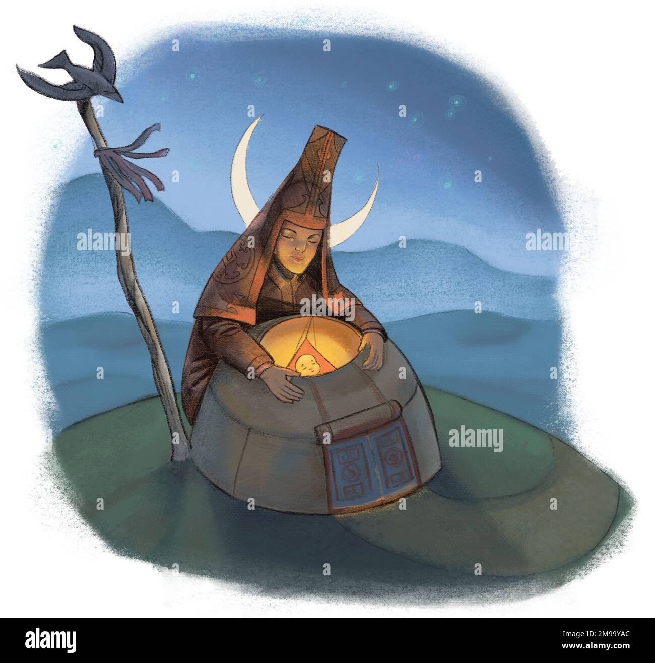 Umay is the Mother of Earth, also known as the goddess of fertility in ...