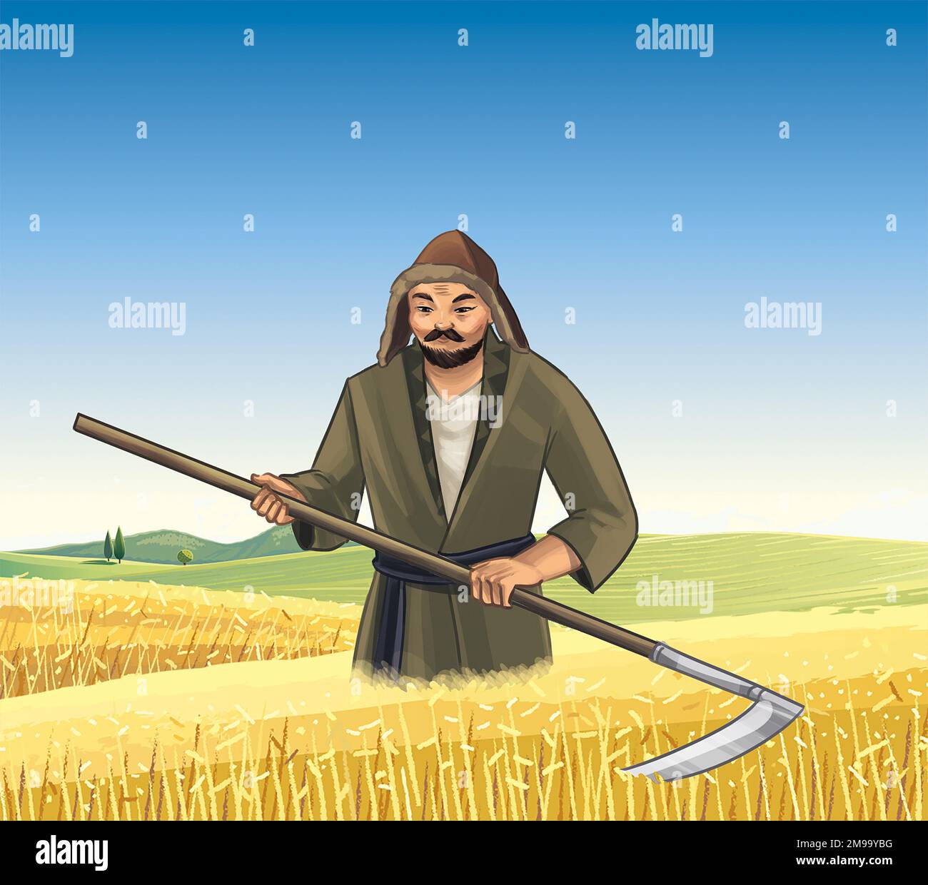 Farming scythe hi-res stock photography and images - Alamy