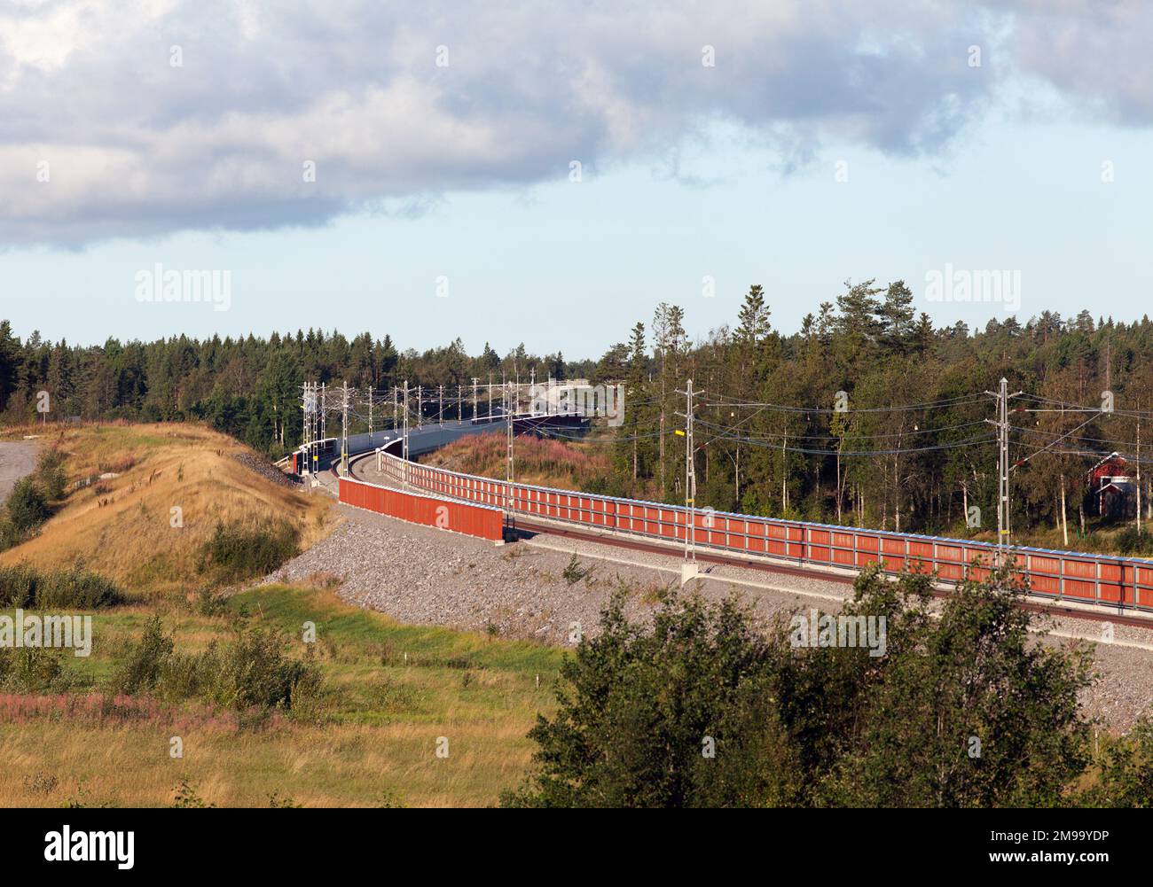 The Bothnia Line Nyland to Umea, along the Baltic Coast. Modern, newly ...