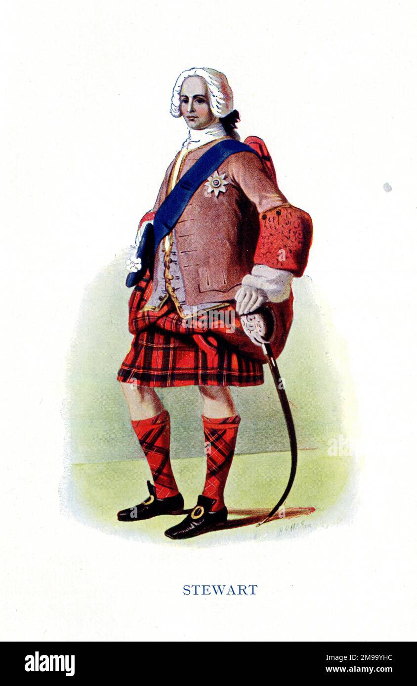Stewart, Traditional Costume Scottish Highland Clans - The Highland ...