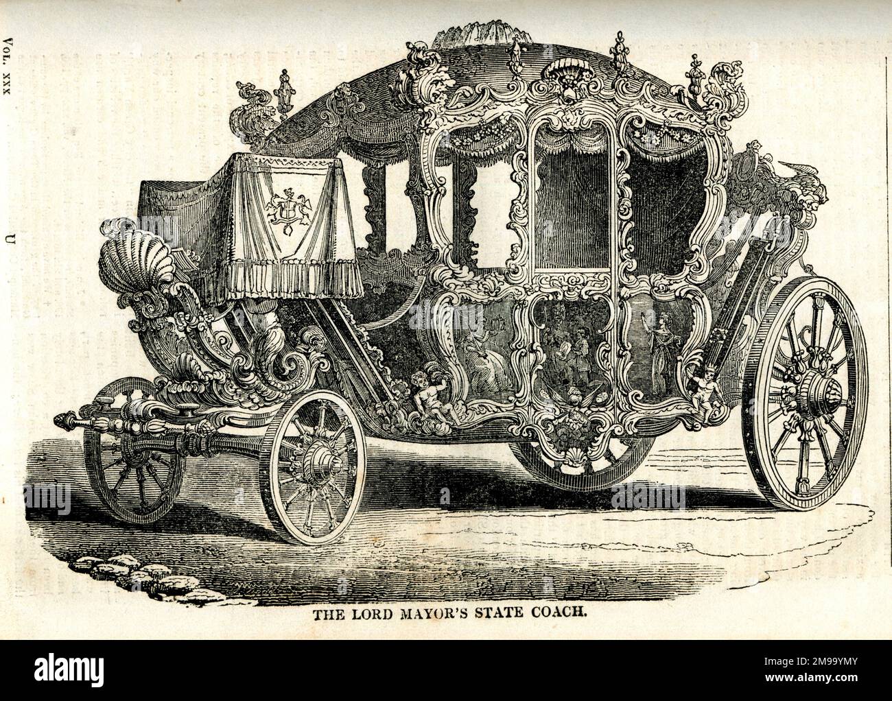 The Lord Mayor of London's state coach Stock Photo - Alamy