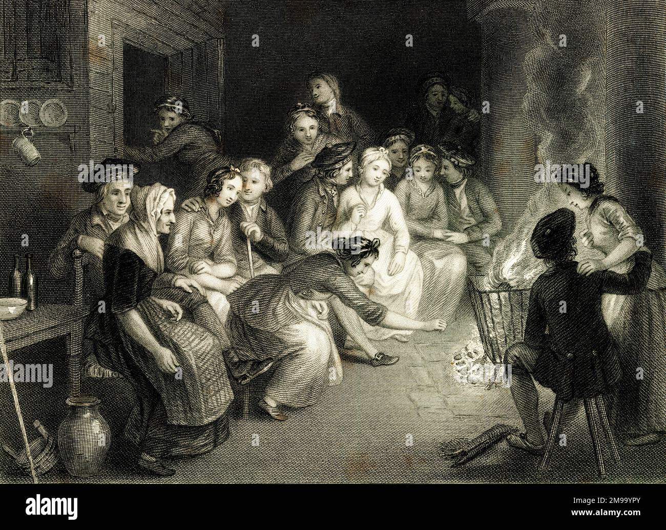 Halloween - Pictures of the Life and Land of Burns by Allan Cunningham ...