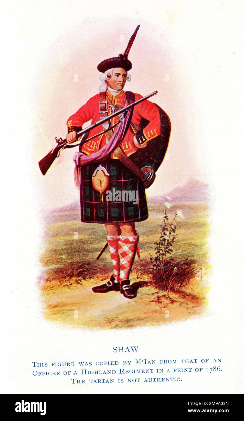 Shaw, Traditional Costume Scottish Highland Clans - The Highland Clans ...
