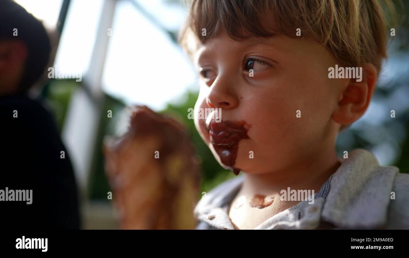 Cute Baby With Chocolate On Face