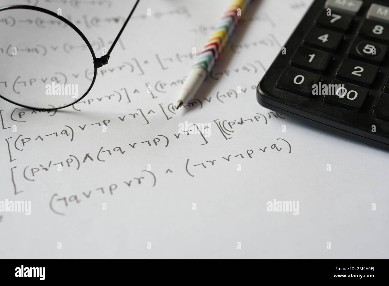 Algebra equations hi-res stock photography and images - Alamy
