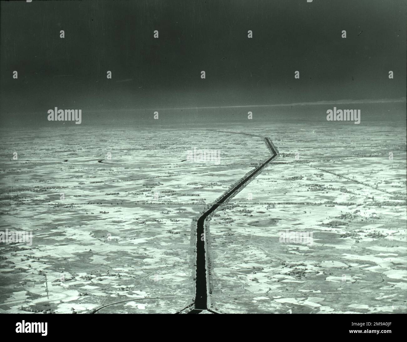 Ganges Canal from Nanua (infra-red photo Stock Photo - Alamy