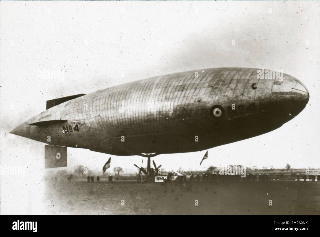 Naval Airship No. 4. on ground Stock Photo - Alamy
