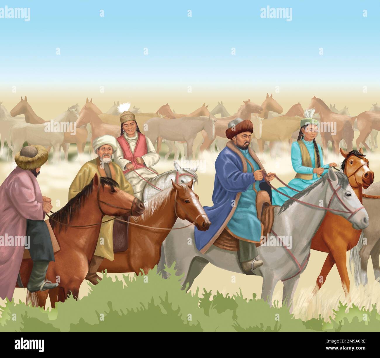 Kazakh steppe hi-res stock photography and images - Alamy