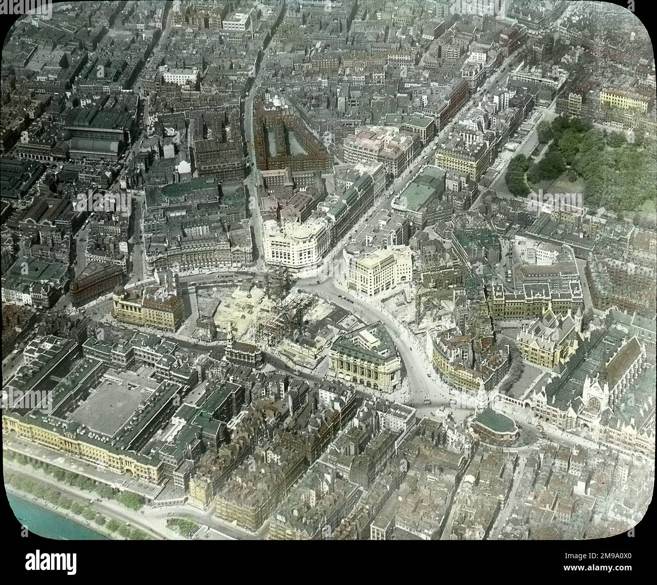 Aerial view of Aldwych Stock Photo - Alamy