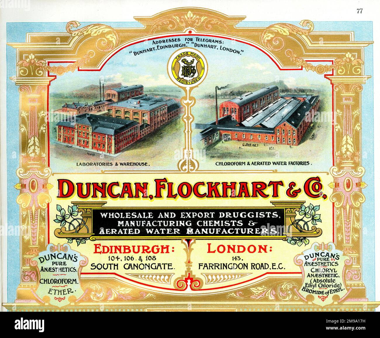 Duncan, Flockhart, Chemists and Aerated Water, Edinburgh - Scotland's ...