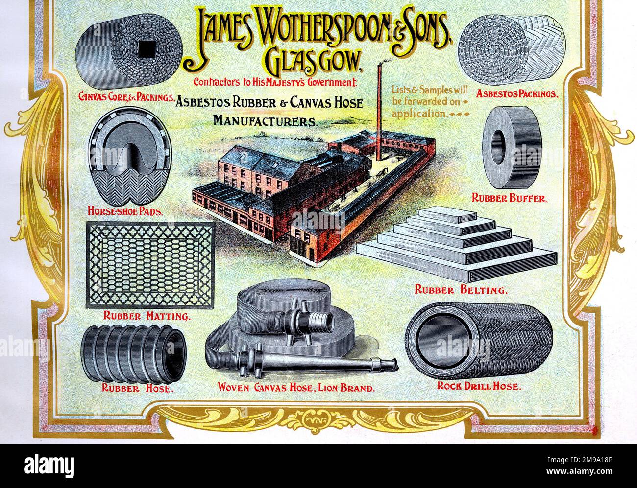 James Wotherspoon, Asbestos Rubber and Canvas Hose Manufacturers ...