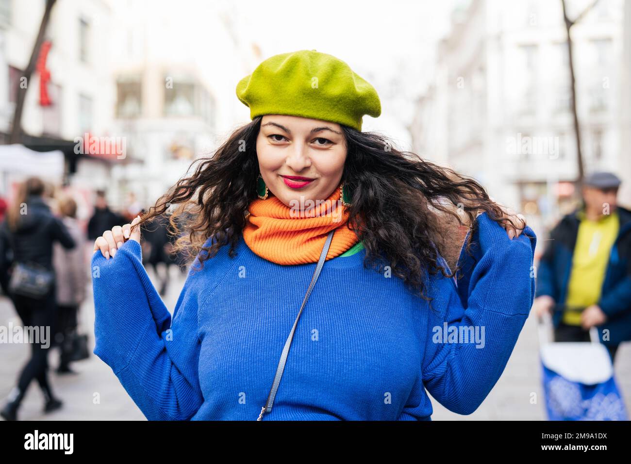 Beautiful woman looking camera using hi-res stock photography and ...