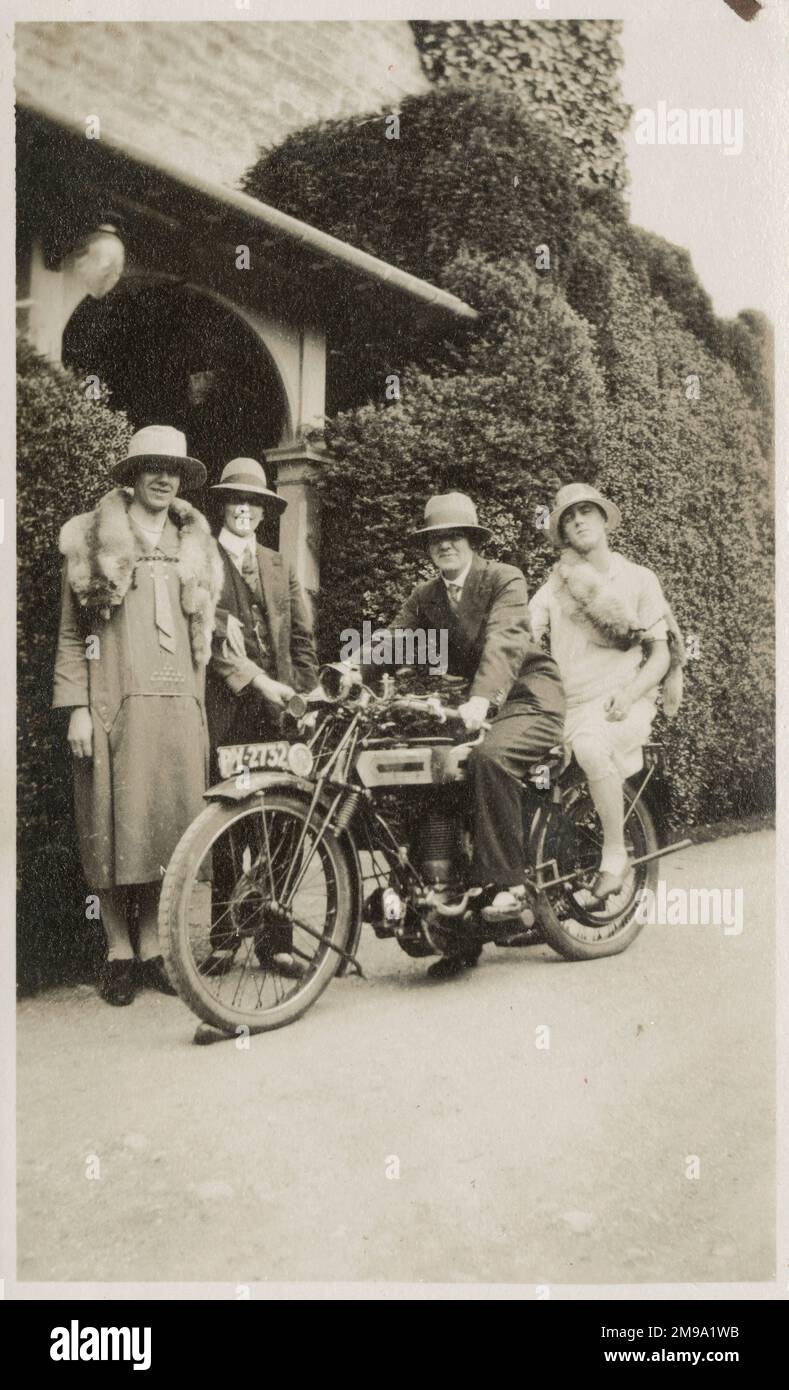 Two Couples having jolly countryside japes - the men are wearing the ...