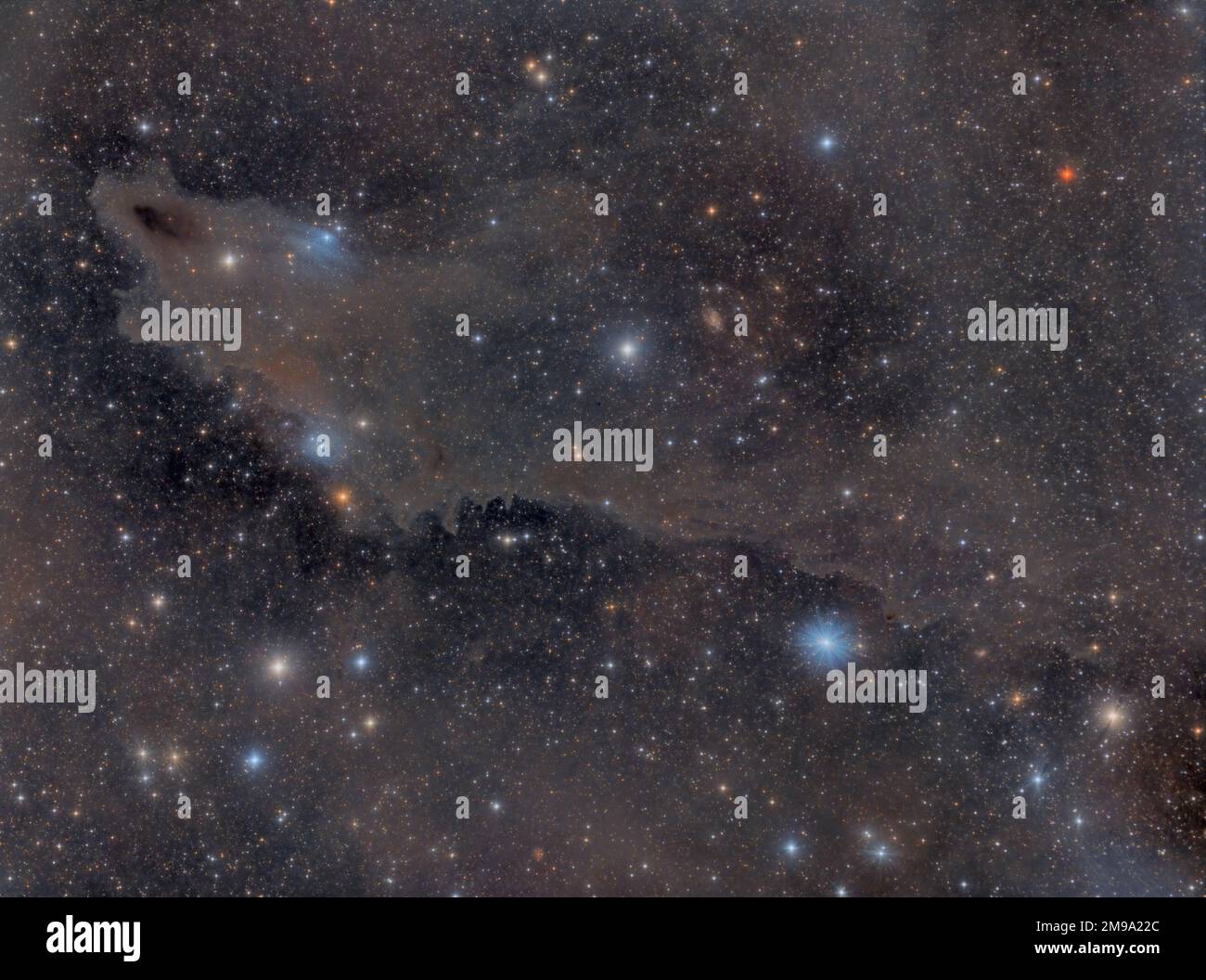 The Shark nebula - LDN1235 Stock Photo - Alamy