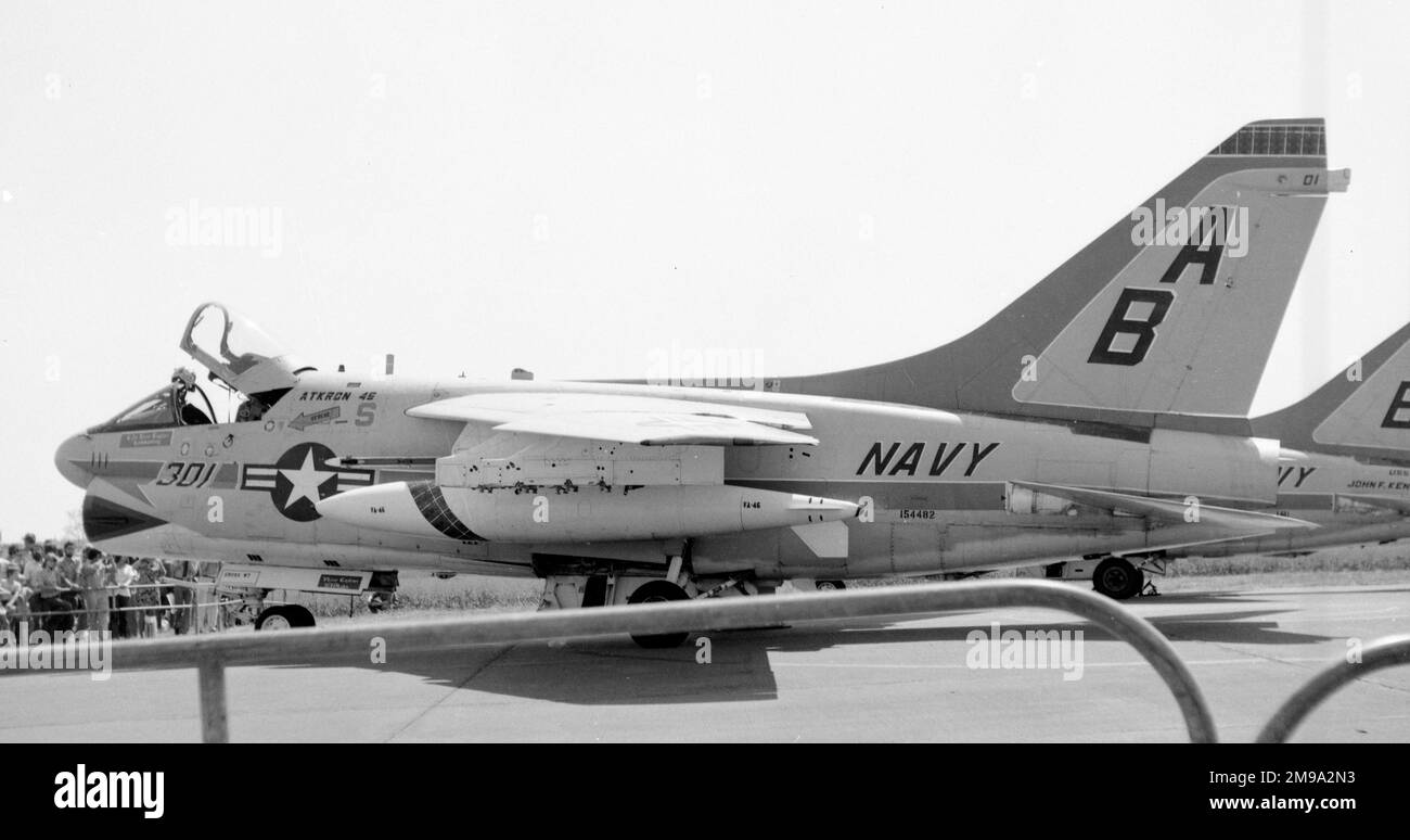 United States Navy (USN) Ling Temco-Vought A-7B-3-CV Corsair II 154482 ...
