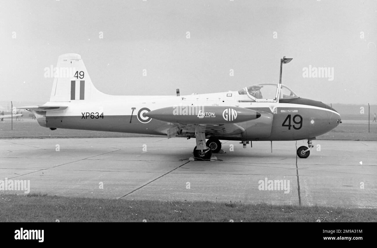 Royal Air Force Hunting Jet Provost T.4 XP634, call-sign 49, from RAF ...