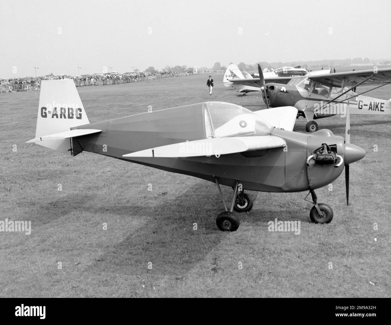 Tipsy T.66 Nipper series 2 G-ARBG (msn ABAC1) at Coventry for the 1961 ...