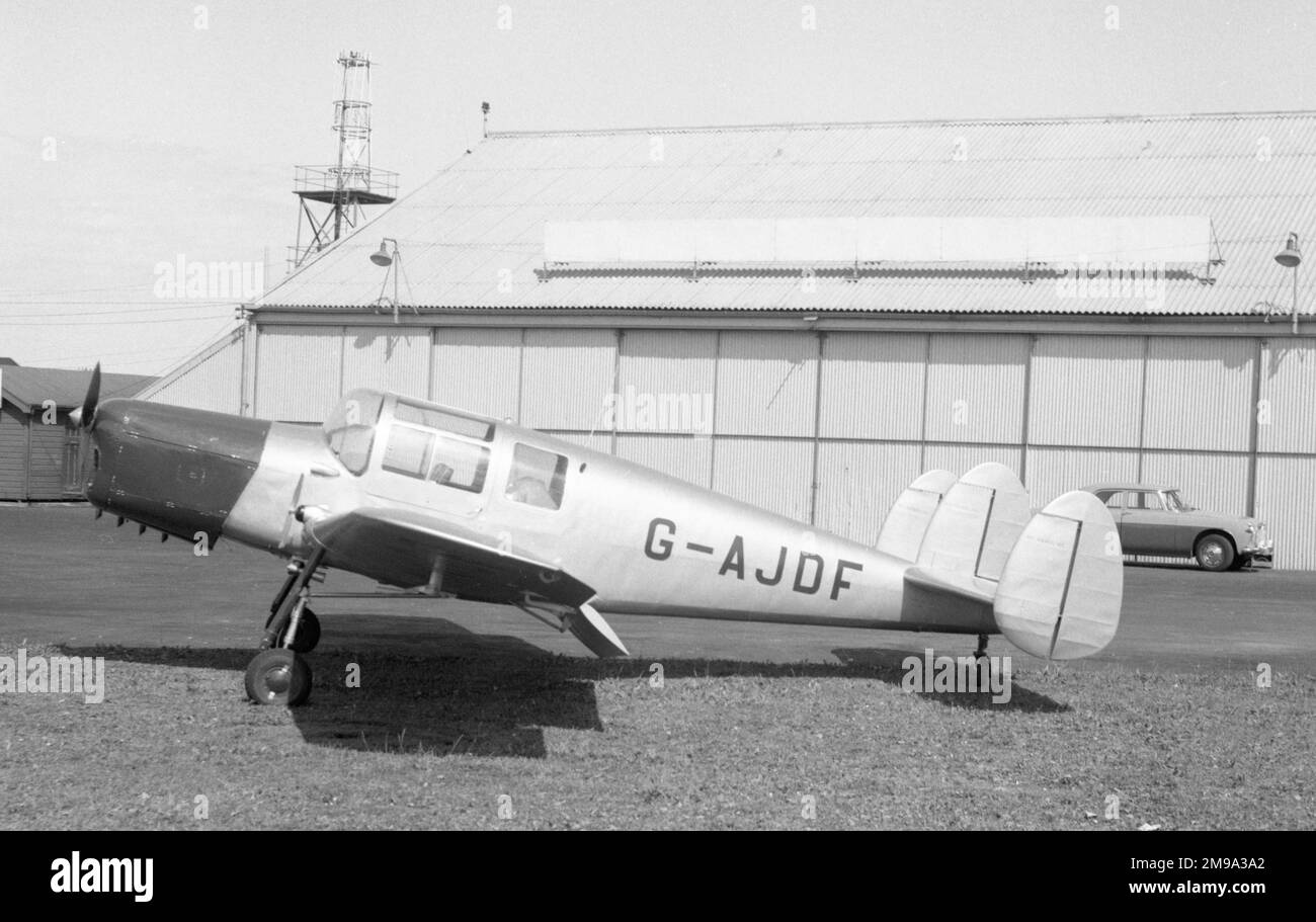 Miles M.38 Messenger 4A G-AJDF at Newcastle in 1963. Civilianised after ...