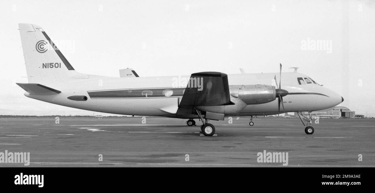 Grumman G-159 Gulfstream I N1501 of the Continental Can Company Stock ...