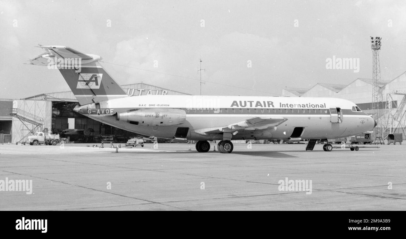 British Aircraft Corporation One-Eleven 416EK G-AVOF (msn BAC.131) of ...