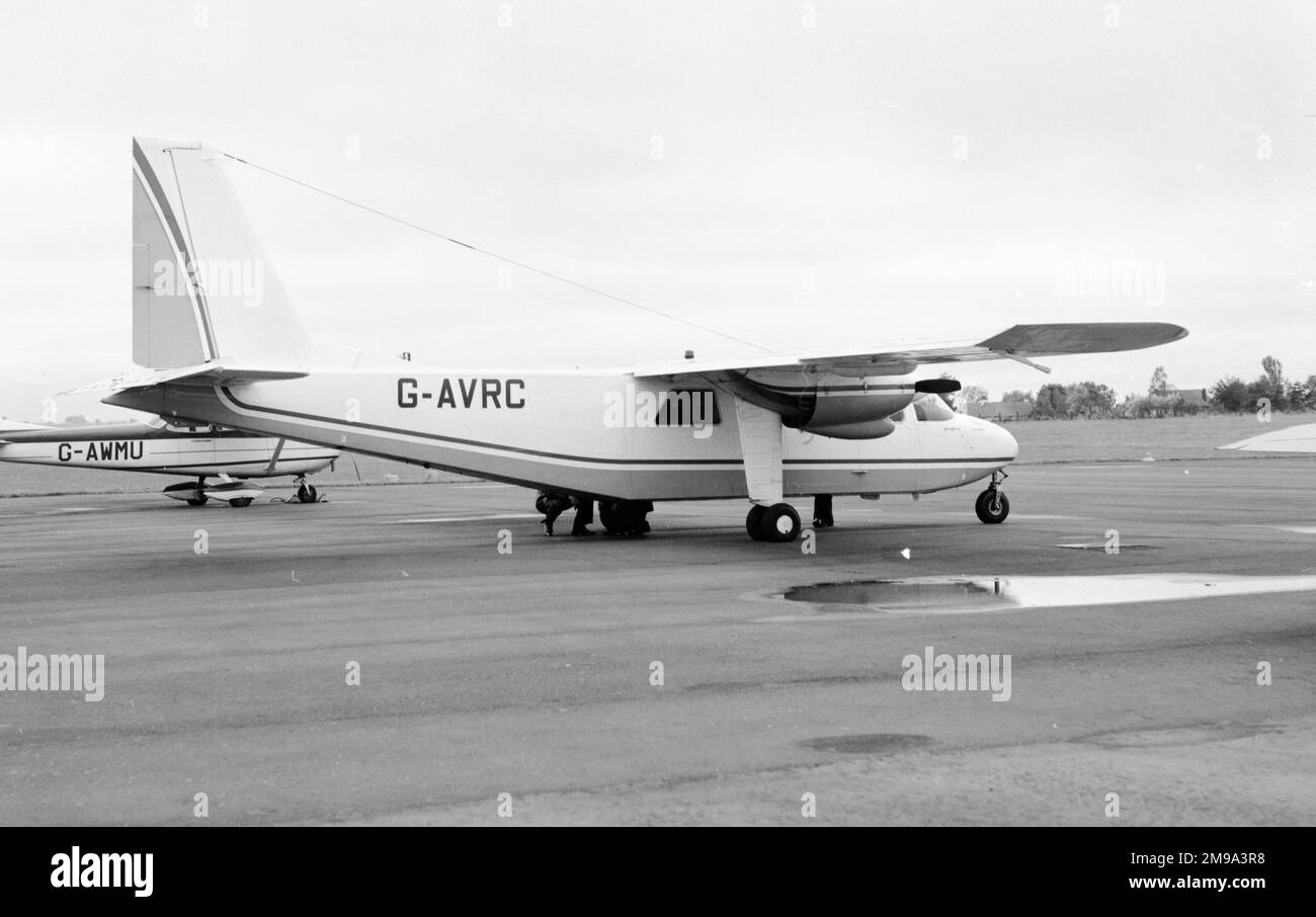 Britten-Norman BN-2A Islander G-AVRC Stock Photo - Alamy