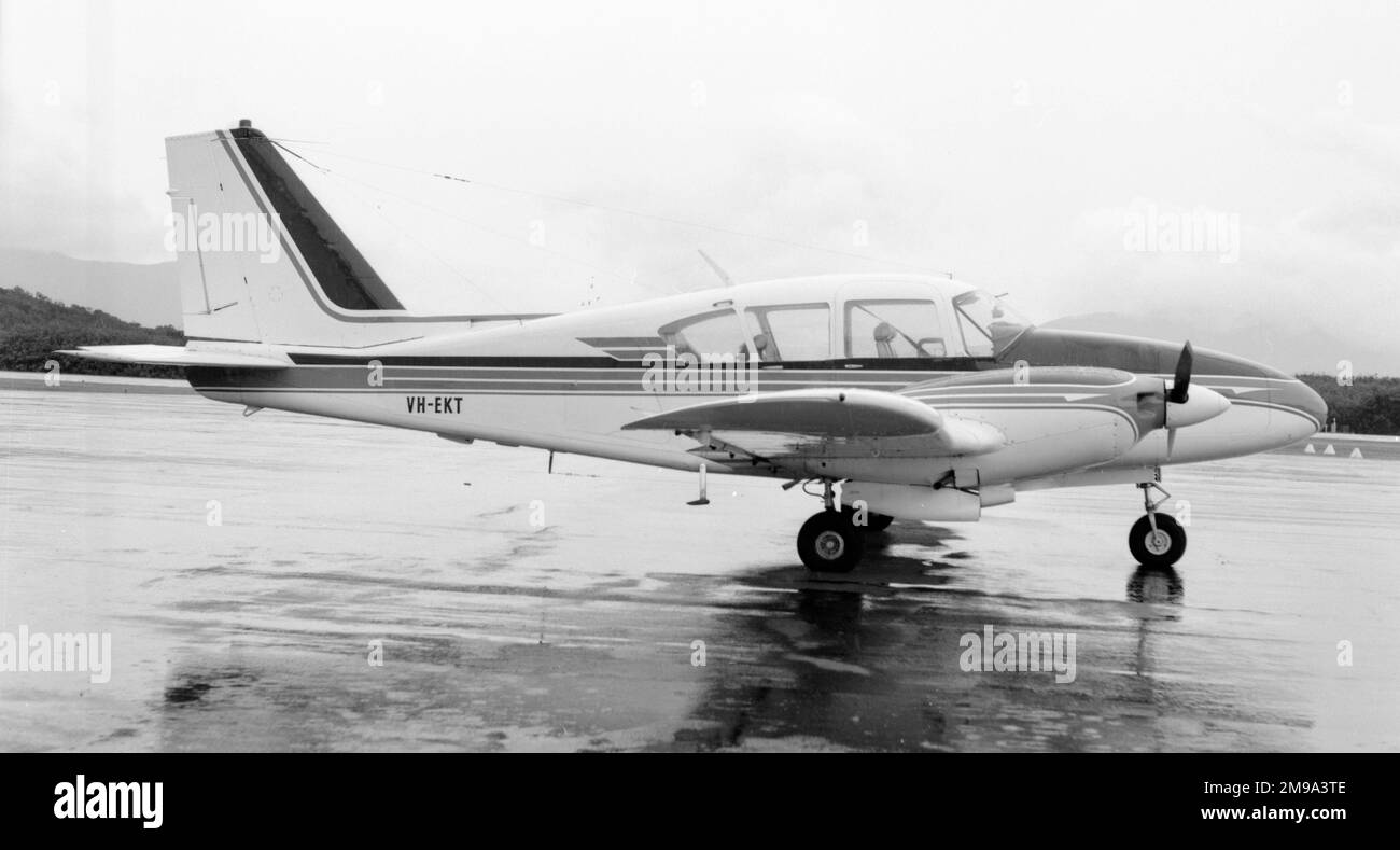 Piper PA-23 Aztec VH-EKT at Noumea, New Caledonia Stock Photo - Alamy