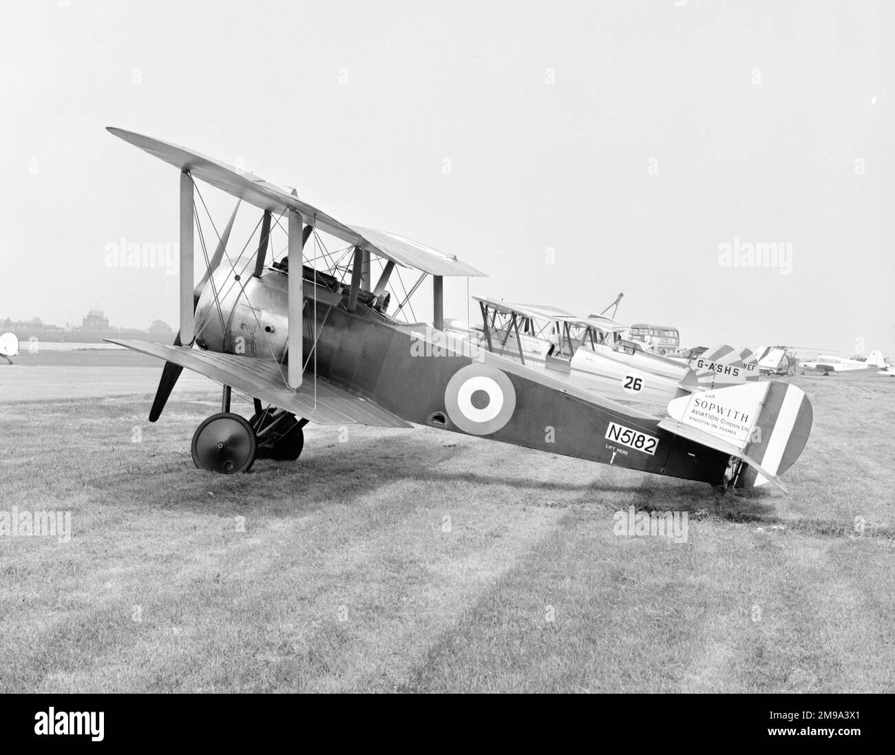 Sopwith Pup N5182. Built by Sopwith Aviation Co. at Kingston upon ...