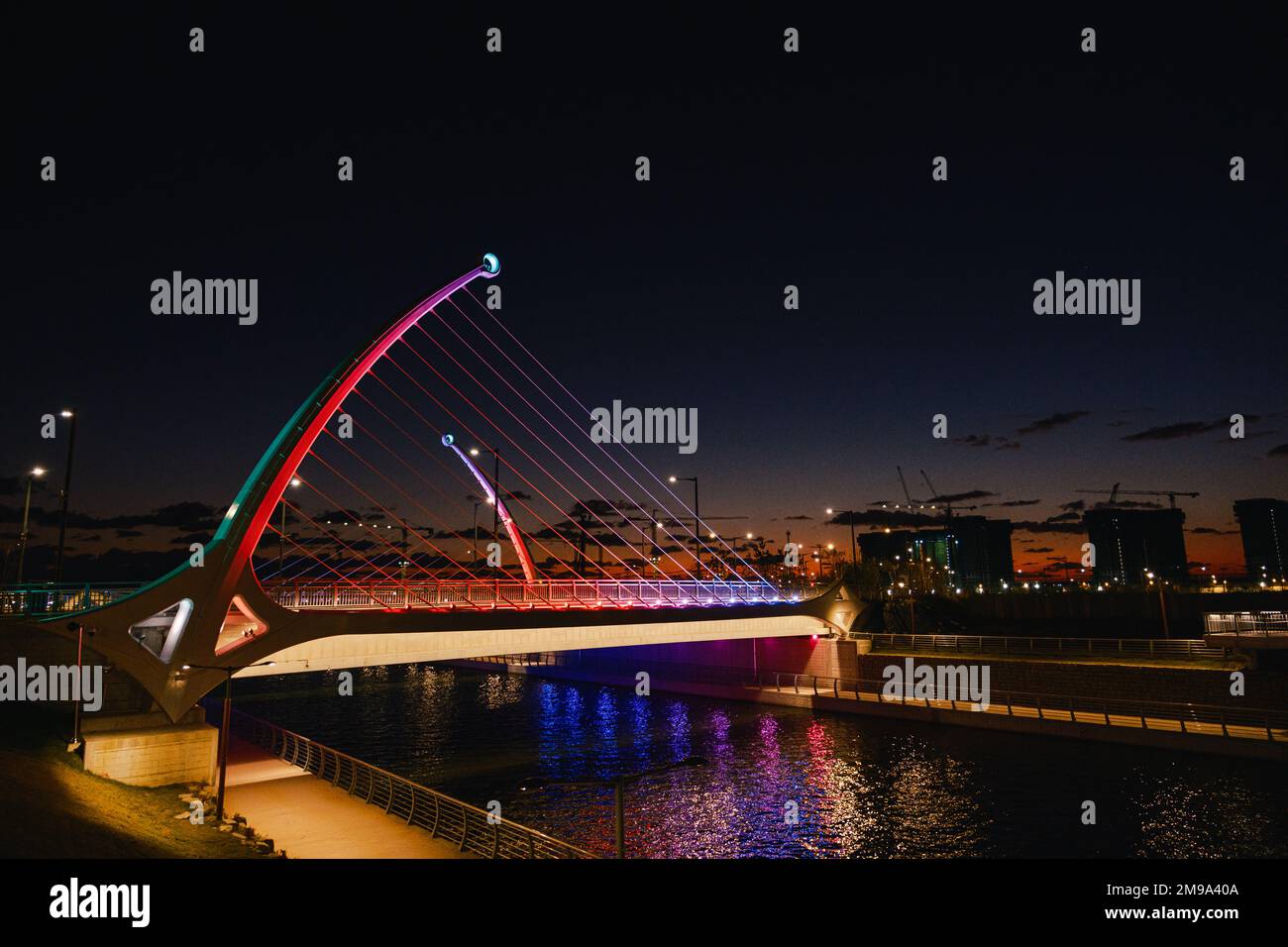 the shining bridge Stock Photo - Alamy