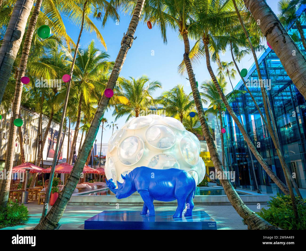 Art Installation,Palm Court, Design District Miami Design District ...