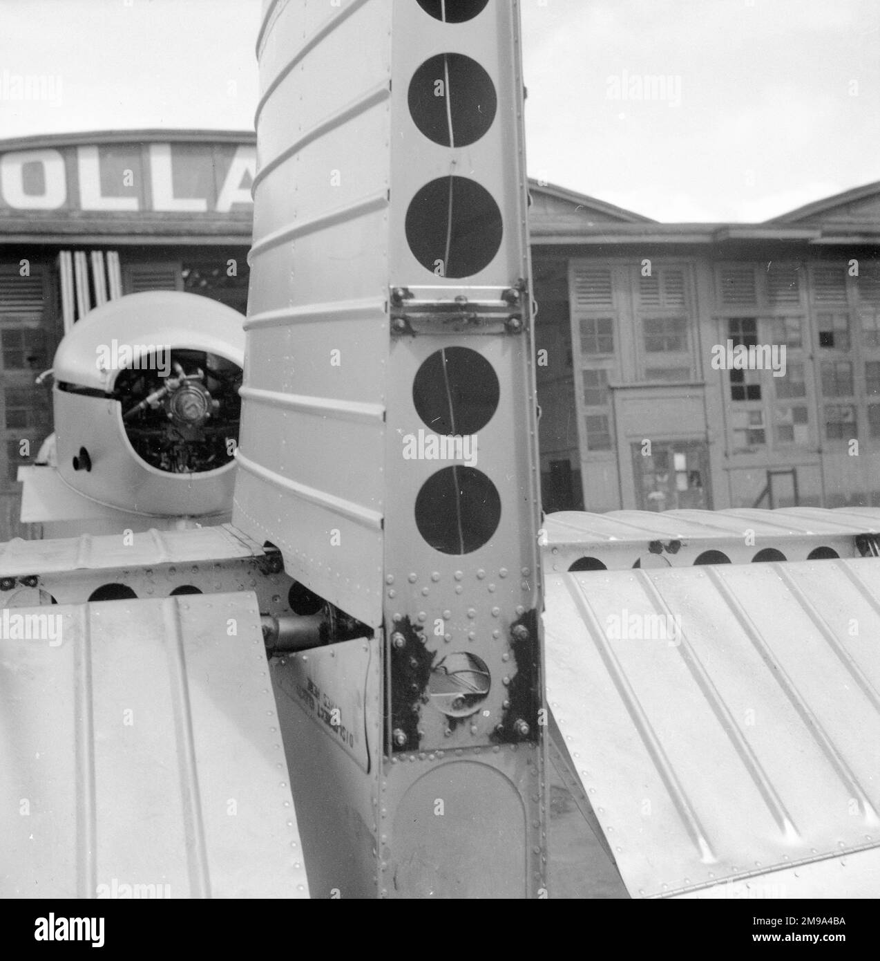 Aircraft rudder unit Black and White Stock Photos & Images - Alamy