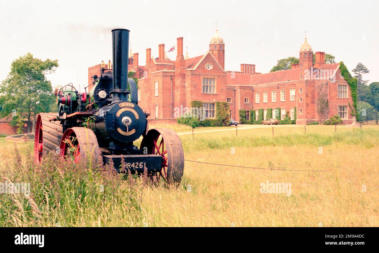 Fowler Ploughing Engine, regn. HR4261, number 15420, Sir John. Built in ...