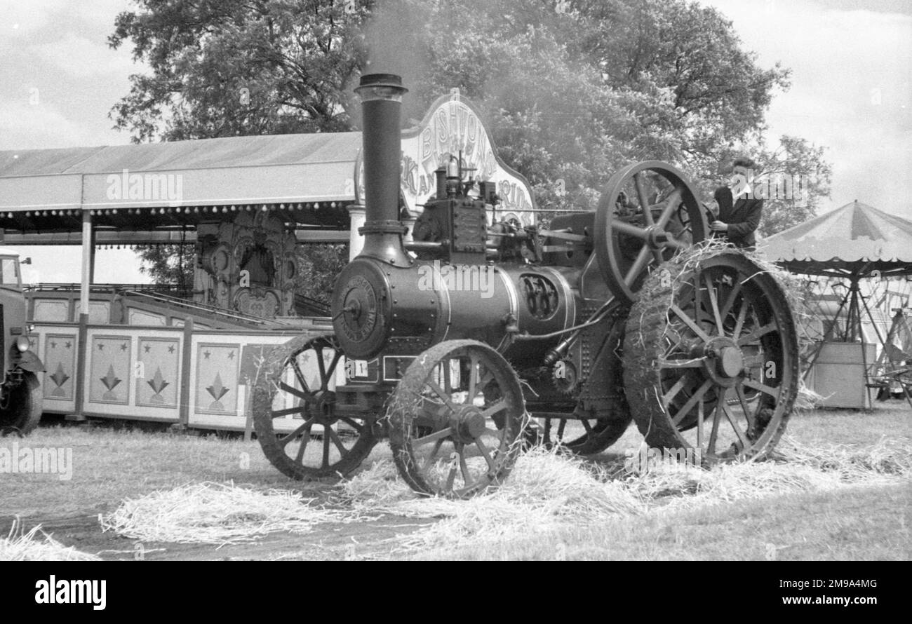 Powered by a 7 nhp single cylinder steam engine hi-res stock ...