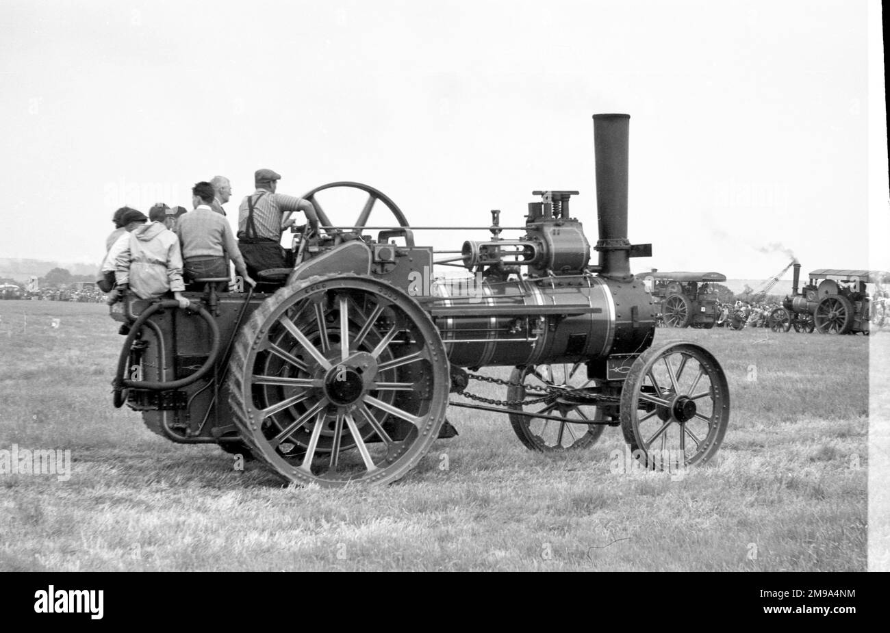 Powered by a 7 nhp single cylinder steam engine hi-res stock ...