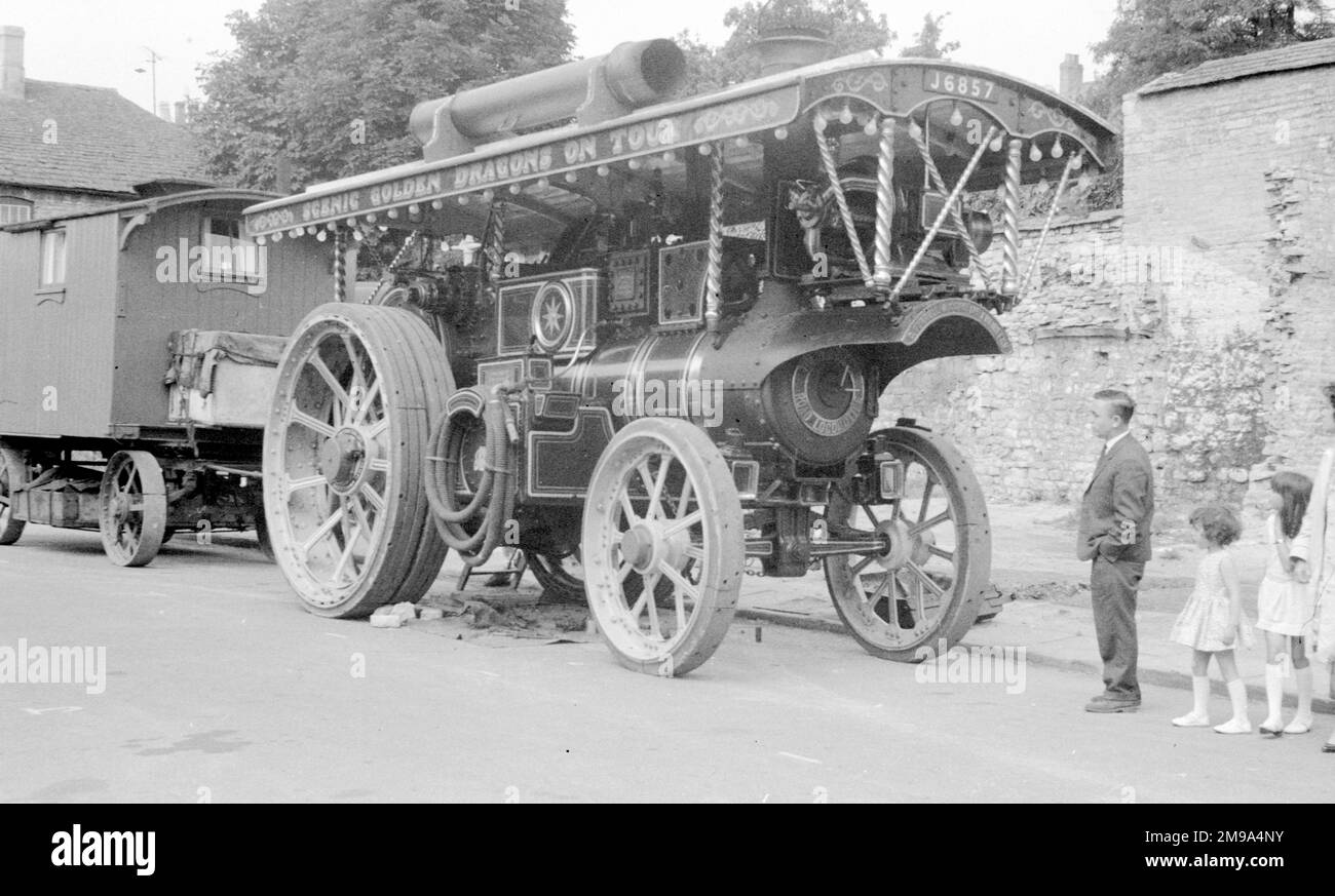 Burrell Scenic class Showman's Road Locomotive, regn. J 6857, number ...