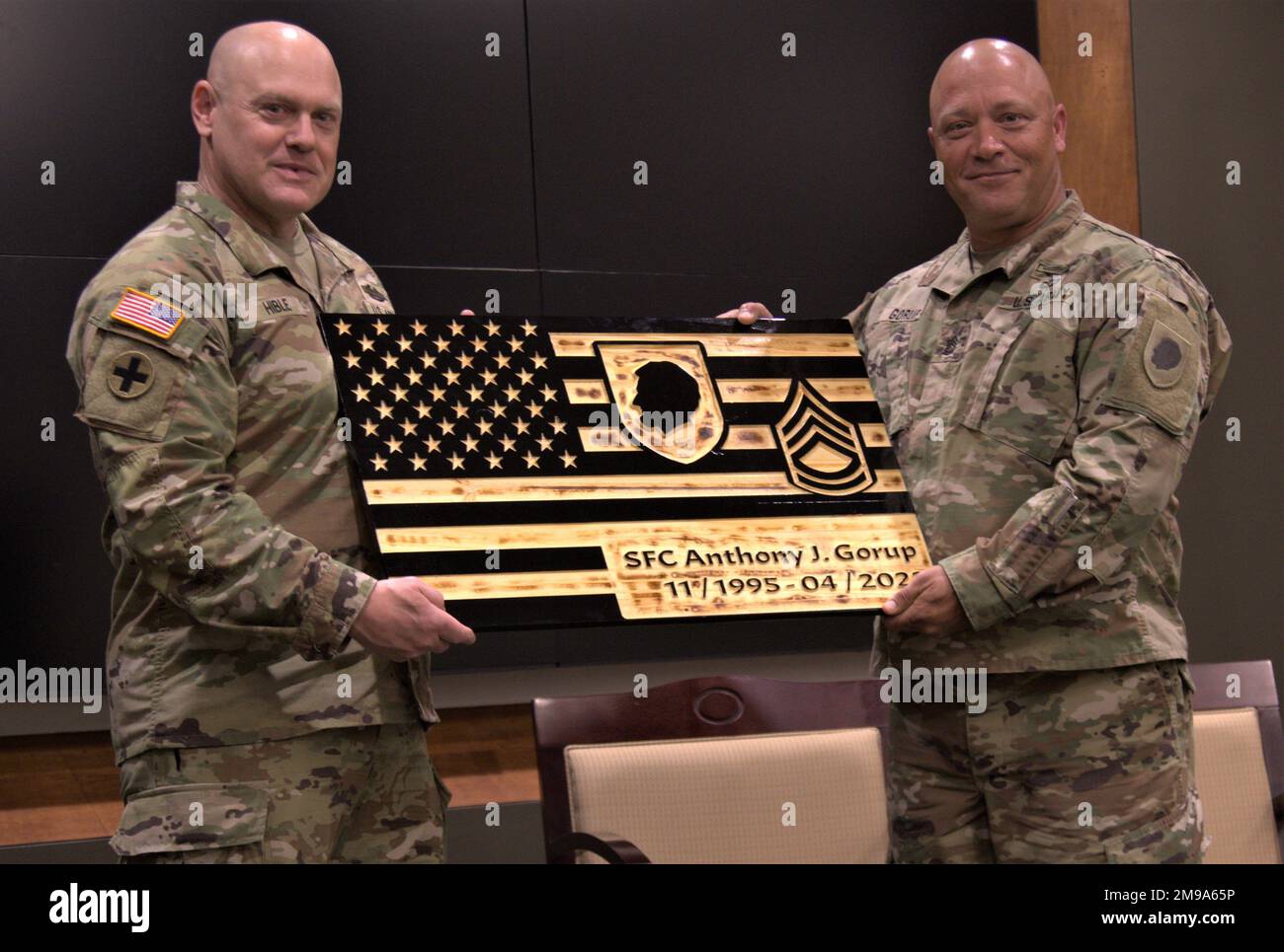Illinois Army National Guard Sgt. 1st Class Anthony Gorup, the ...