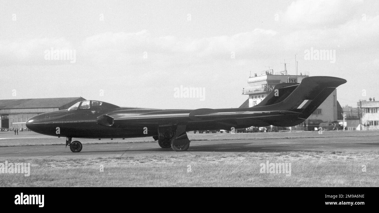 de Havilland DH.110 WG240 at the 1953 SBAC Farnborough airshow Stock ...